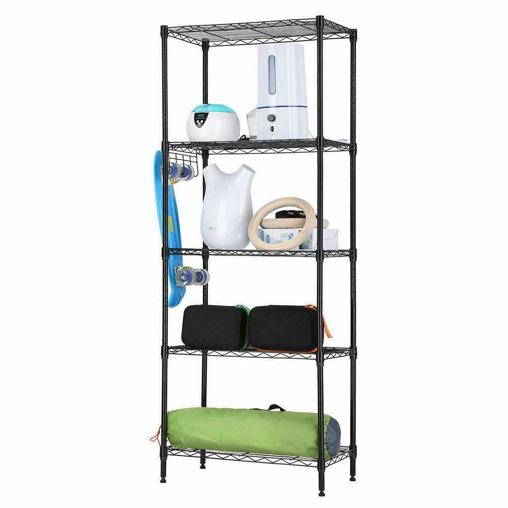 Multifunction Kitchen Storage Racks 5 Tier Bathroom Shelf Changeable ...