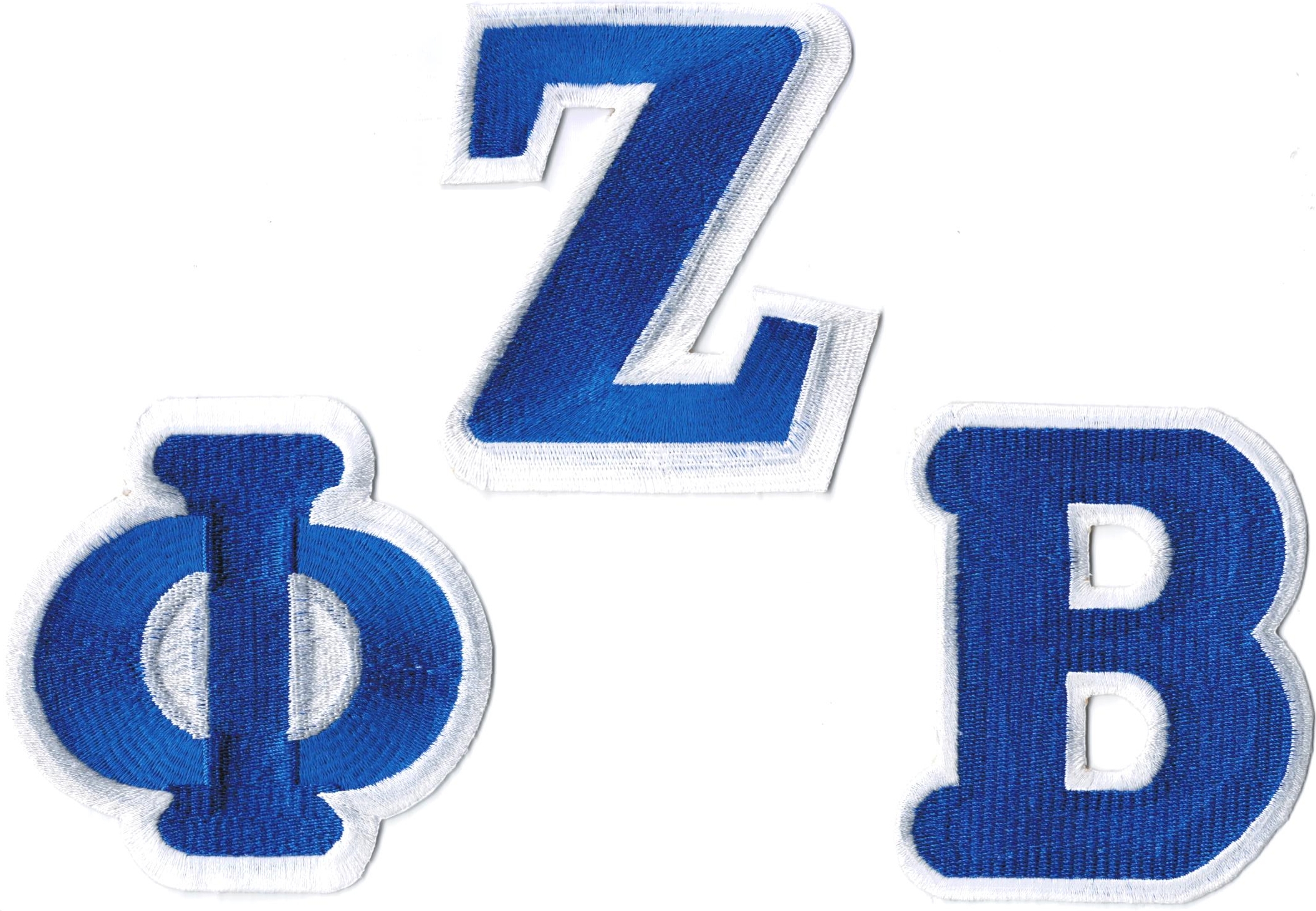 Zeta Greek Letter Blue