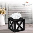 Autumn Alley Farmhouse Wood Barn Door Tissue Box Cover, Fully-Enclosed ...