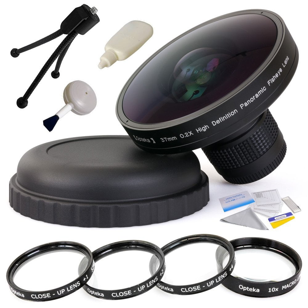 Ultimate Opteka 220Deg "Vortex" Fisheye 0.2x HD Panoramic Filter Lens ...