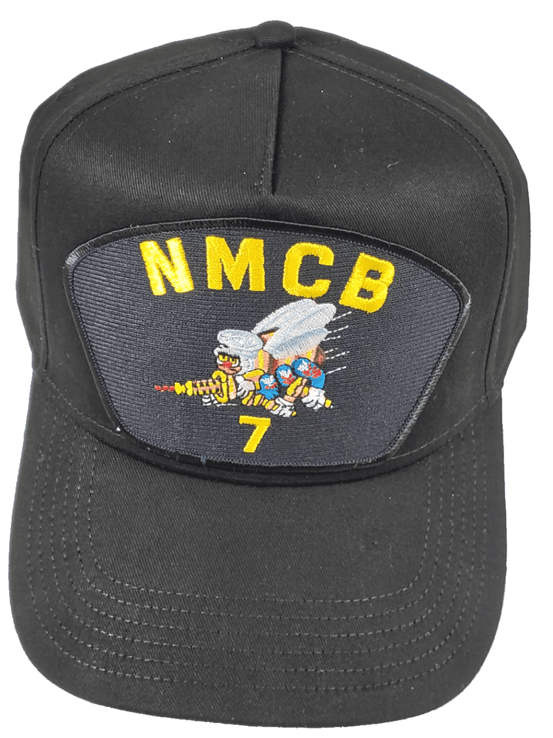NMCB 7 SEABEE HAT - Black - Veteran Owned Business - Walmart.com