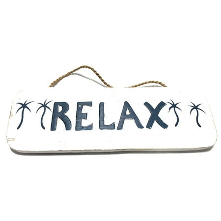 Relax Sign 14" - Rustic Cottage Decor | #ort1706435 - Walmart.com
