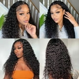 18 Inch Deep Wave Lace Front Wigs Human Hair 13x4 HD Lace Frontal Wigs ...