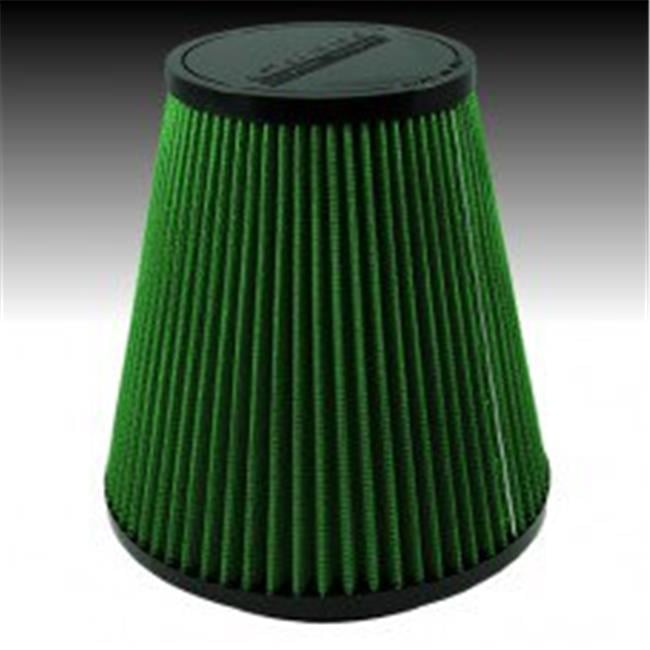 5.5 x 4.75 in. Round Tapered Green Air Filter with Rubber End Cap ...