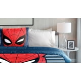 Marvel Spider-Man Superhero Kids 2-Piece Twin/Full Reversible Comforter ...
