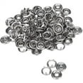 Casewin 100 Sets Stainless Steel Snaps Buttons 9.5mm Open-Ring Cap ...