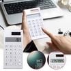 CASAFUN Mechanical Pushbutton Calculator,12 Digit Large LCD Display,Big ...