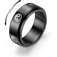 KOK-Tai-Chi Ring Yin Yang Rotating Spinner Ring Chinese Style Band ...