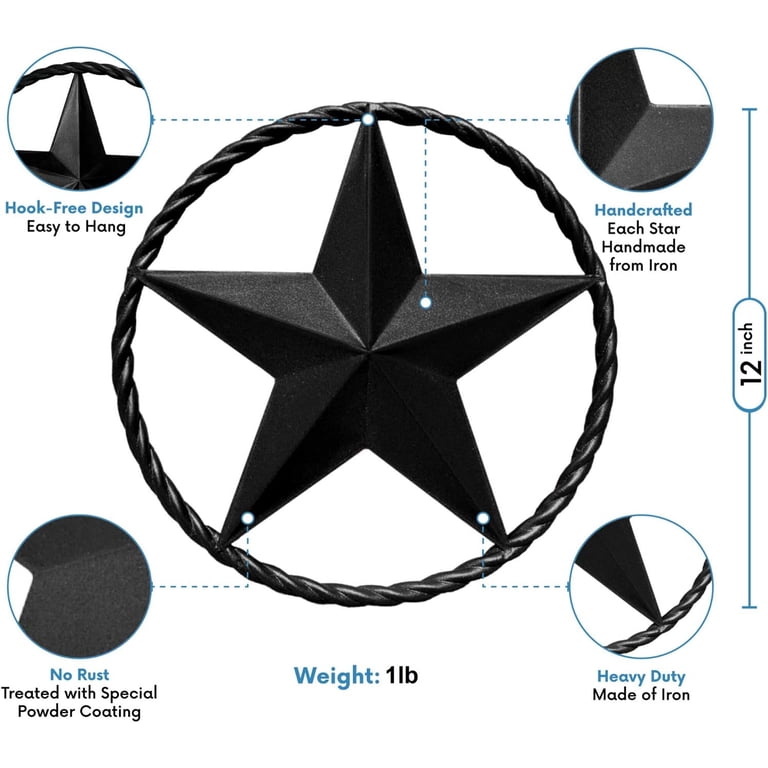 Black Metal Star Logo