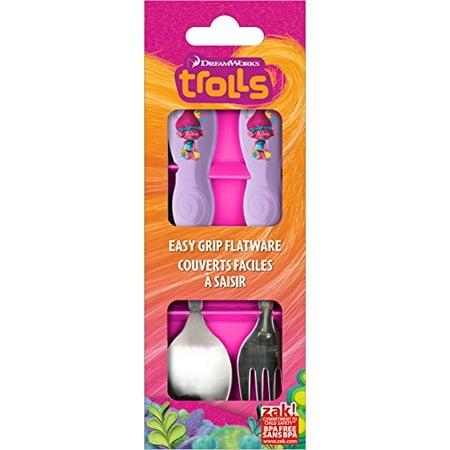 Zak Designs Trolls Fork and Spoon Set, Poppy | Walmart Canada