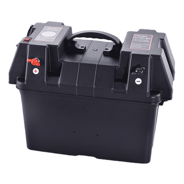 Smart Battery Box, 12V Marine Enclosure, Multi-Port and Circuit Breaker ...