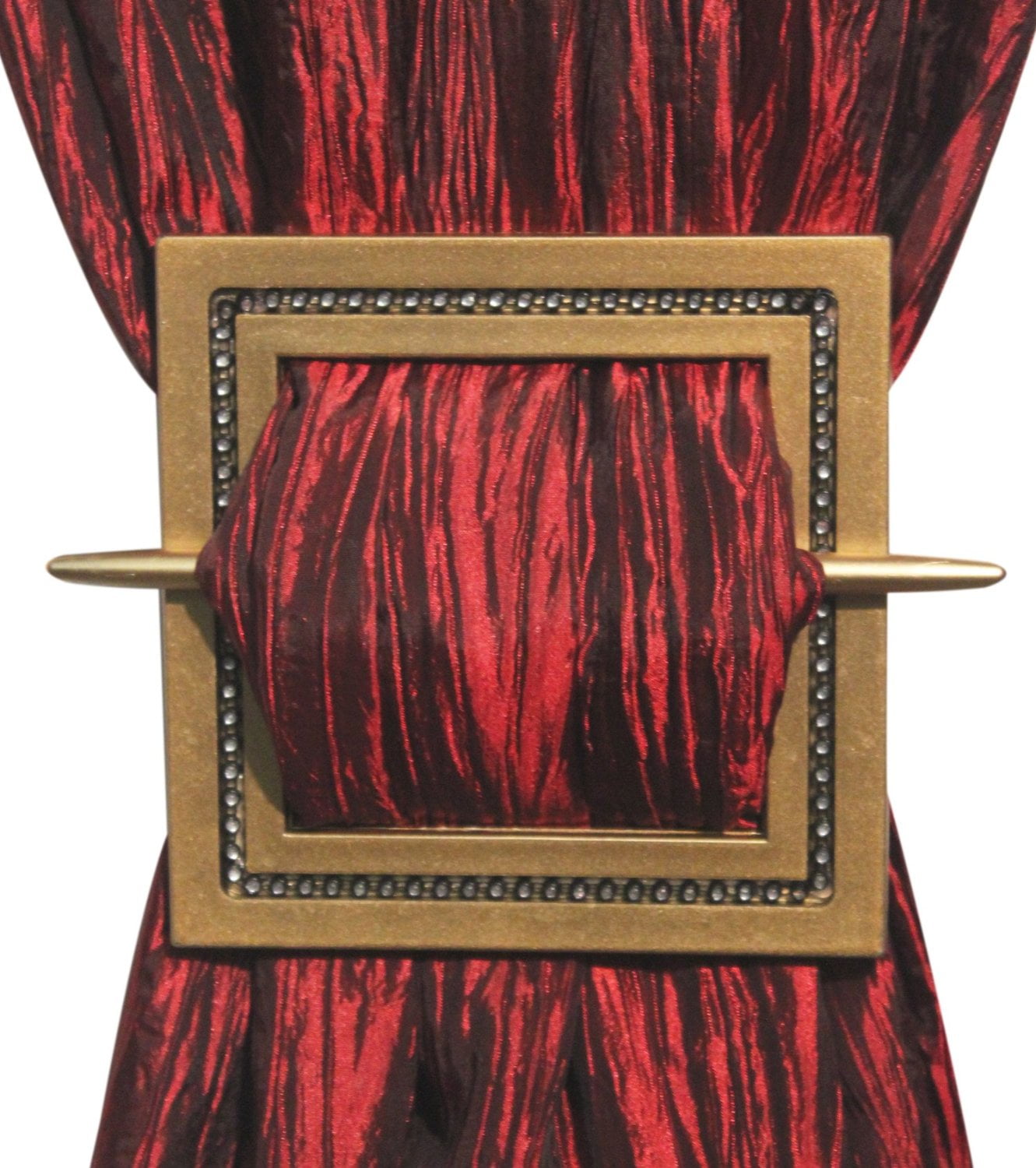 Kashi Home Decorative Curtain Holdbacks Set of 2, Curtain Tiebacks ...