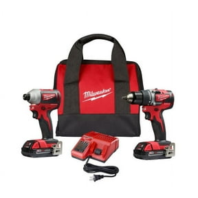 Milwaukee M18 FUEL Cordless 2-Tool Combo Kit with POWER Hammer Drill ...