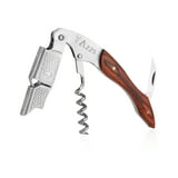 Professional Wine Opener and Foil Cutter Set with Wooden Handle ...