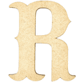 Krafty Supply 4" Tall MDF Letter R |1/4" Thick | Western Railroad ...