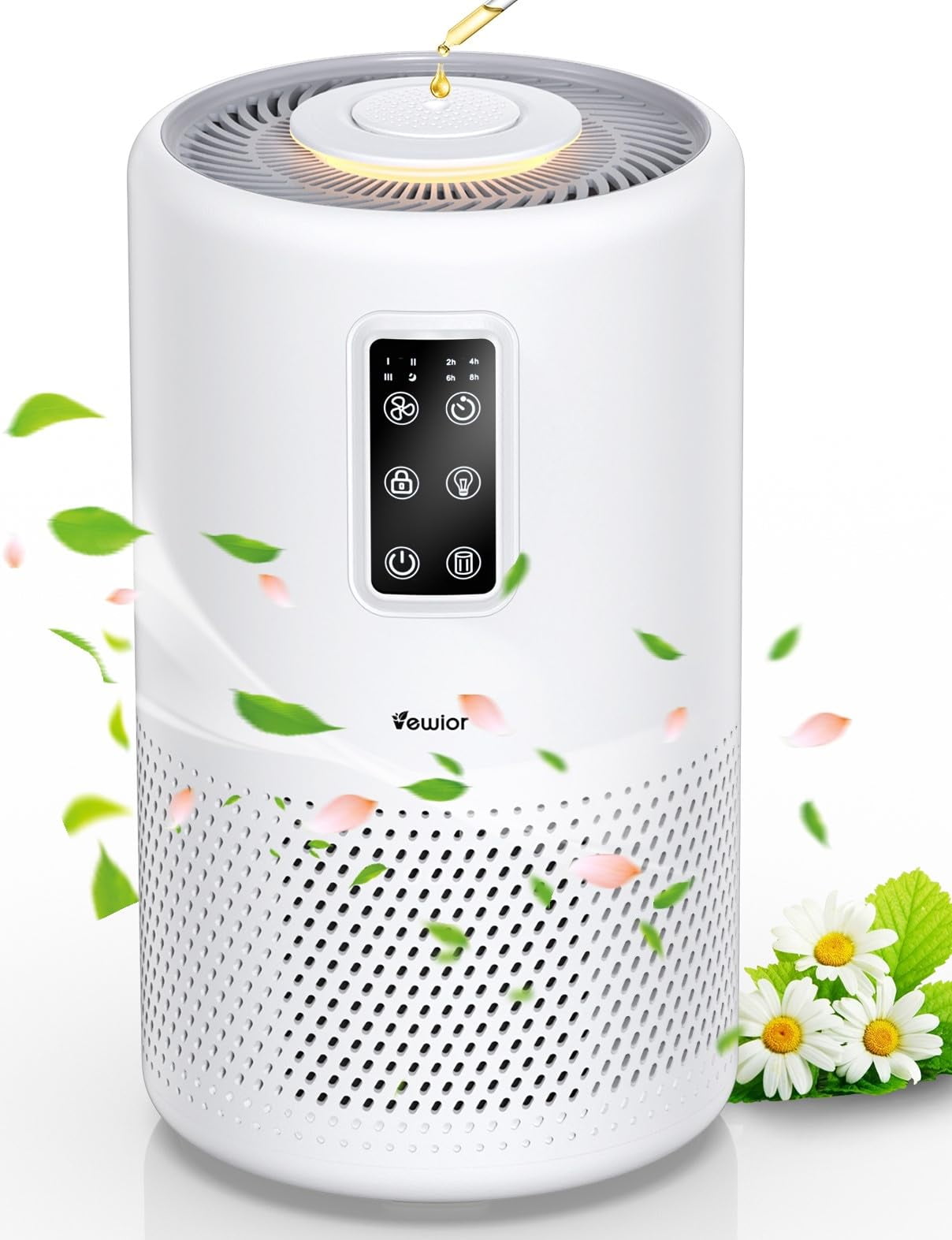 Air Purifiers for Home Large Room up to 1400ft², H13 True HEPA Air ...