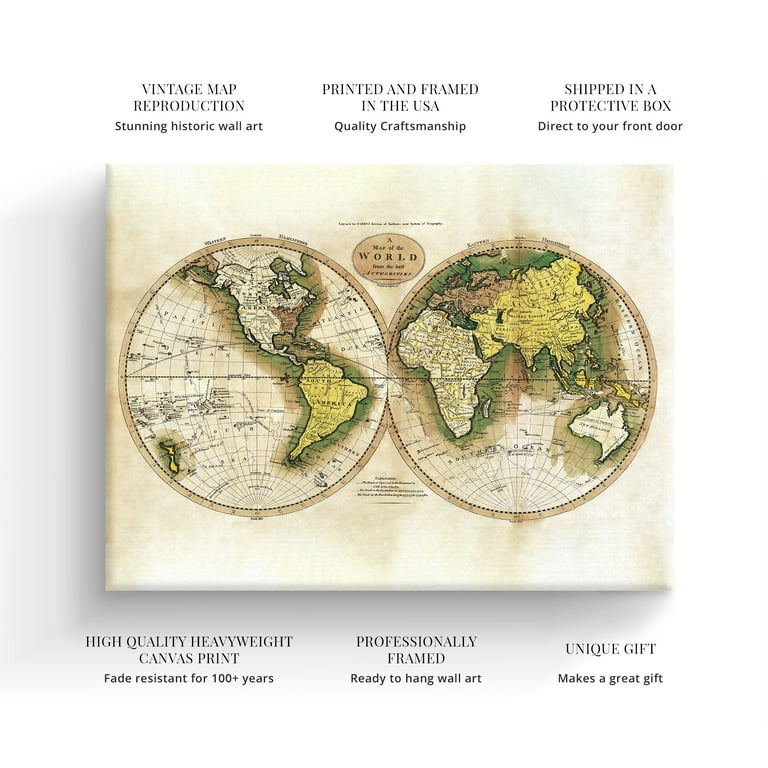 Artistic World Map Poster
