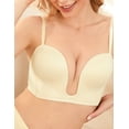 Wingslove Womens Deep Plunge Bra Convertible Multiway Push Up Low Cut