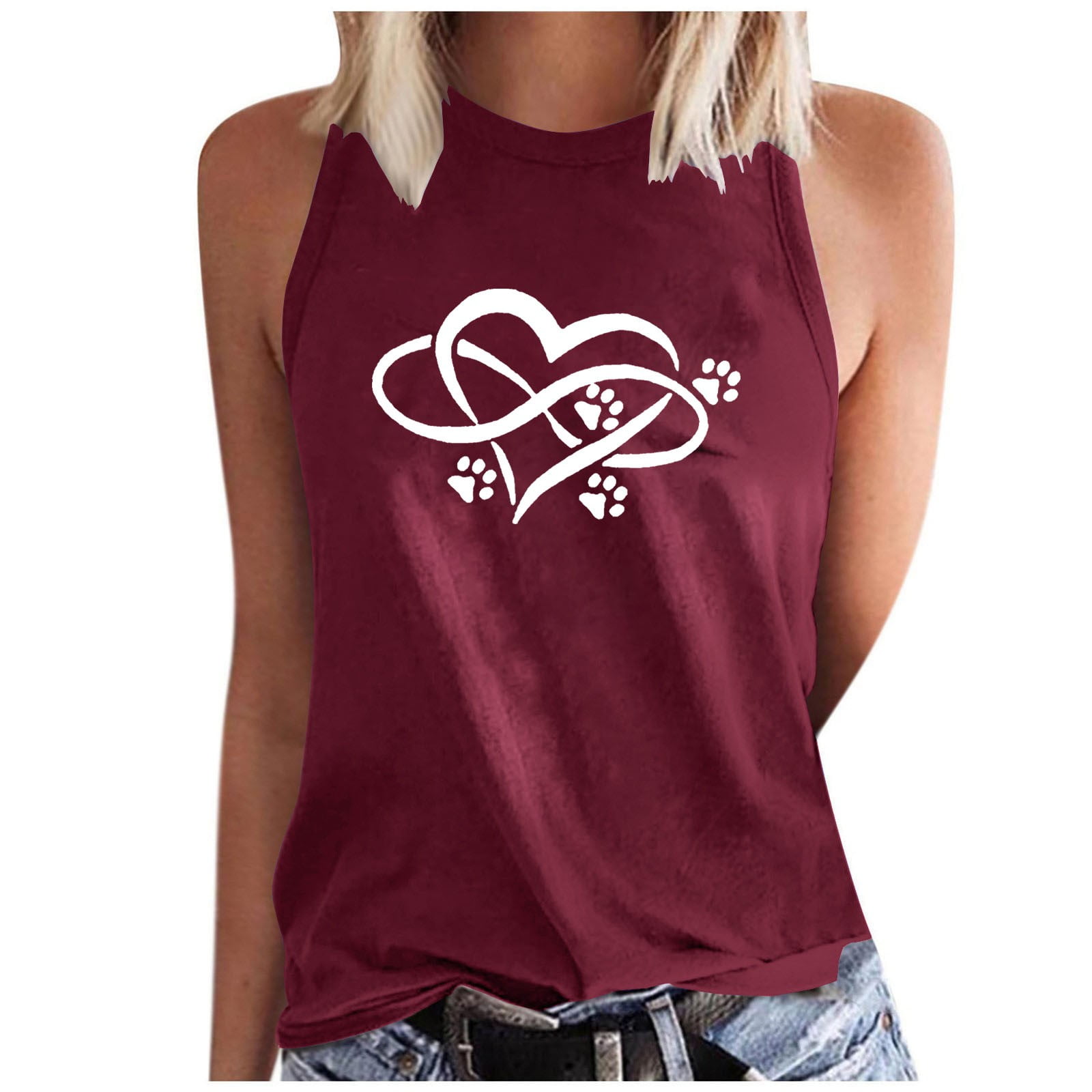 Click here for Unbranded Tank Top For Women Womens Summer Sleevel... prices