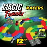 As Seen on TV Magic Tracks Glow in the Dark Flex Racetrack with 2 Race ...