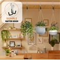 HUHOLE Heavy Duty Storage Hooks, 4PC Rafter Hangers, Pegboard Garage ...