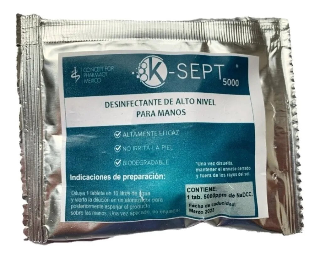 K-sept 5000 Desinfectante Antiséptico Alto Nivel Manos 10 L Concept For ...