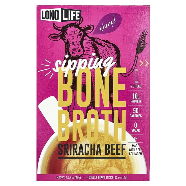 Click here for Lonolife  Sipping Bone Broth  Sriracha Beef  4 Sin... prices