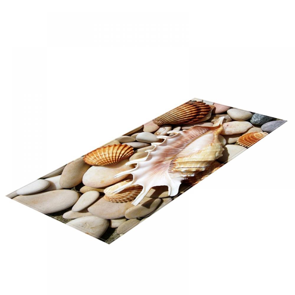 Apocaly Starfish Seashell Bathroom Carpets Rugs Bath Mat Bath Rugs Anti ...