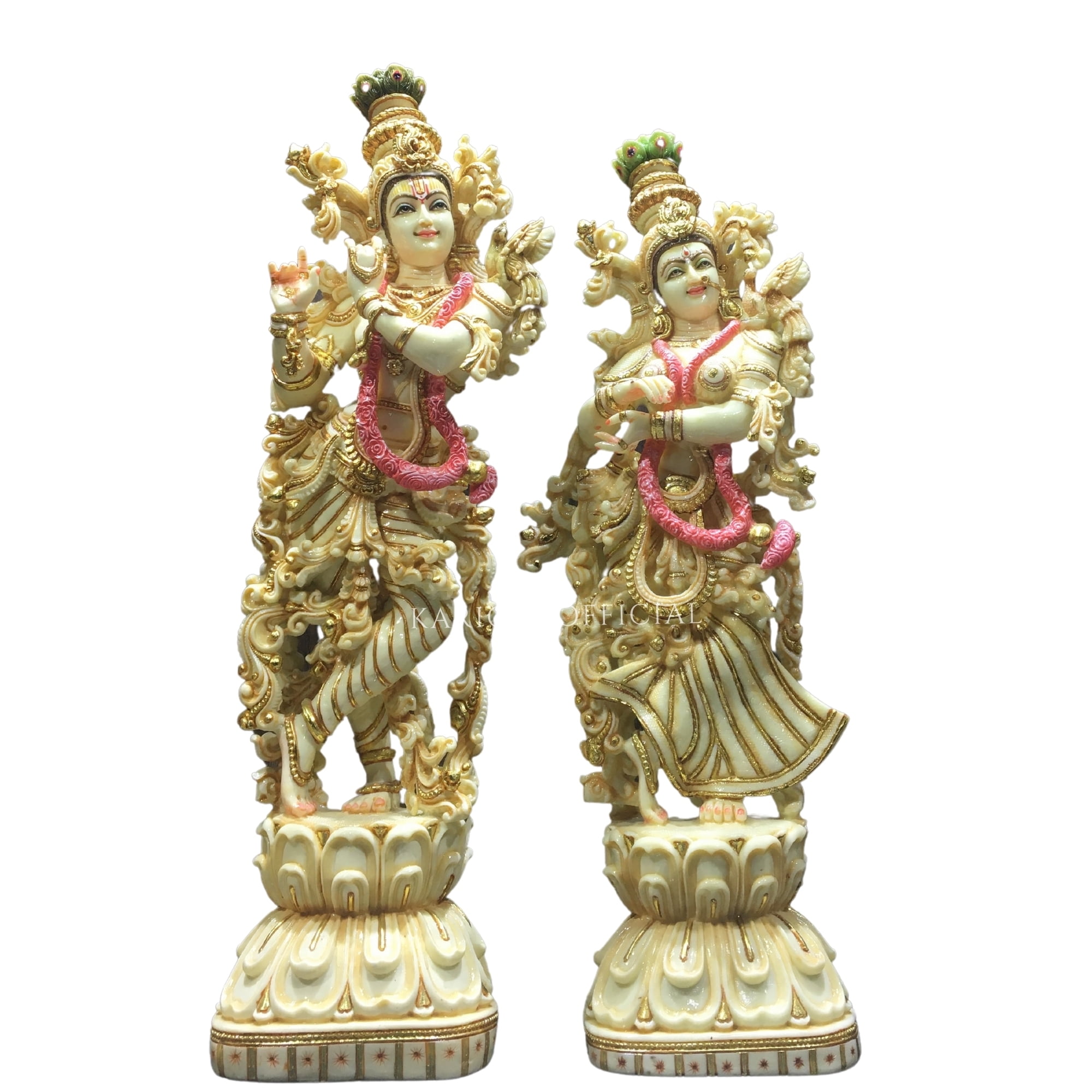 Radha Krishna statue Murti Large 30 inches Marble Radha Krishna ...