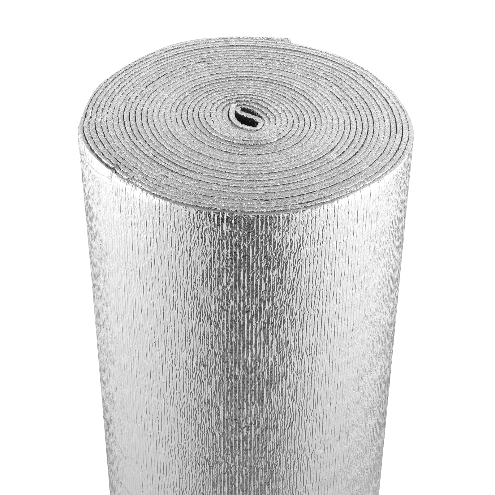 Vevor Double Reflective Insulation Roll Foam Core Radiant Barrier 24 In X 25 Ft 24 In X 25 Ft