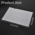 Clearance! 10Pcs Transparent L-Shaped File Bag Plastic Folders Two ...