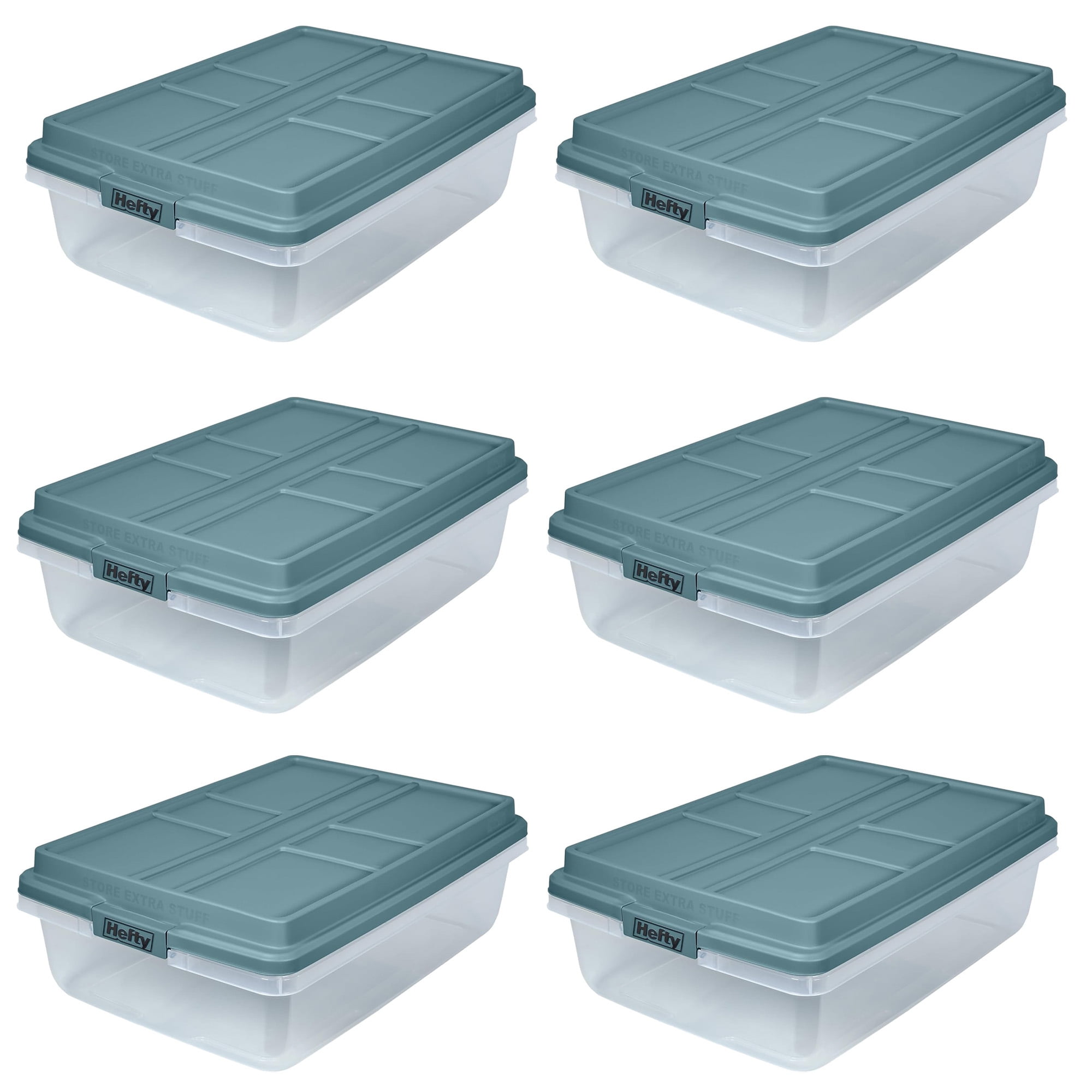 Click here for Hefty 40 Qt Hi-Rise Stackable Plastic Storage Bin... prices