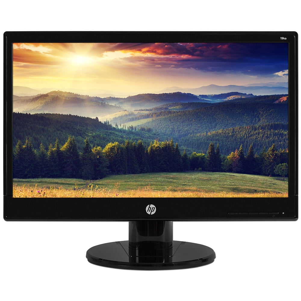 Monitor LED HP 19ka de 18.5 pulgadas Resolución 1366x768 7ms HP T3U81AA ...
