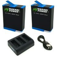 Wasabi Power Battery (4-Pack) and Triple Charger for GoPro HERO7 Black ...
