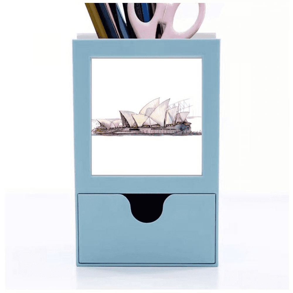 Sydney Opera House in Sydney Desk Supplies Organizer Pen Holder Card ...