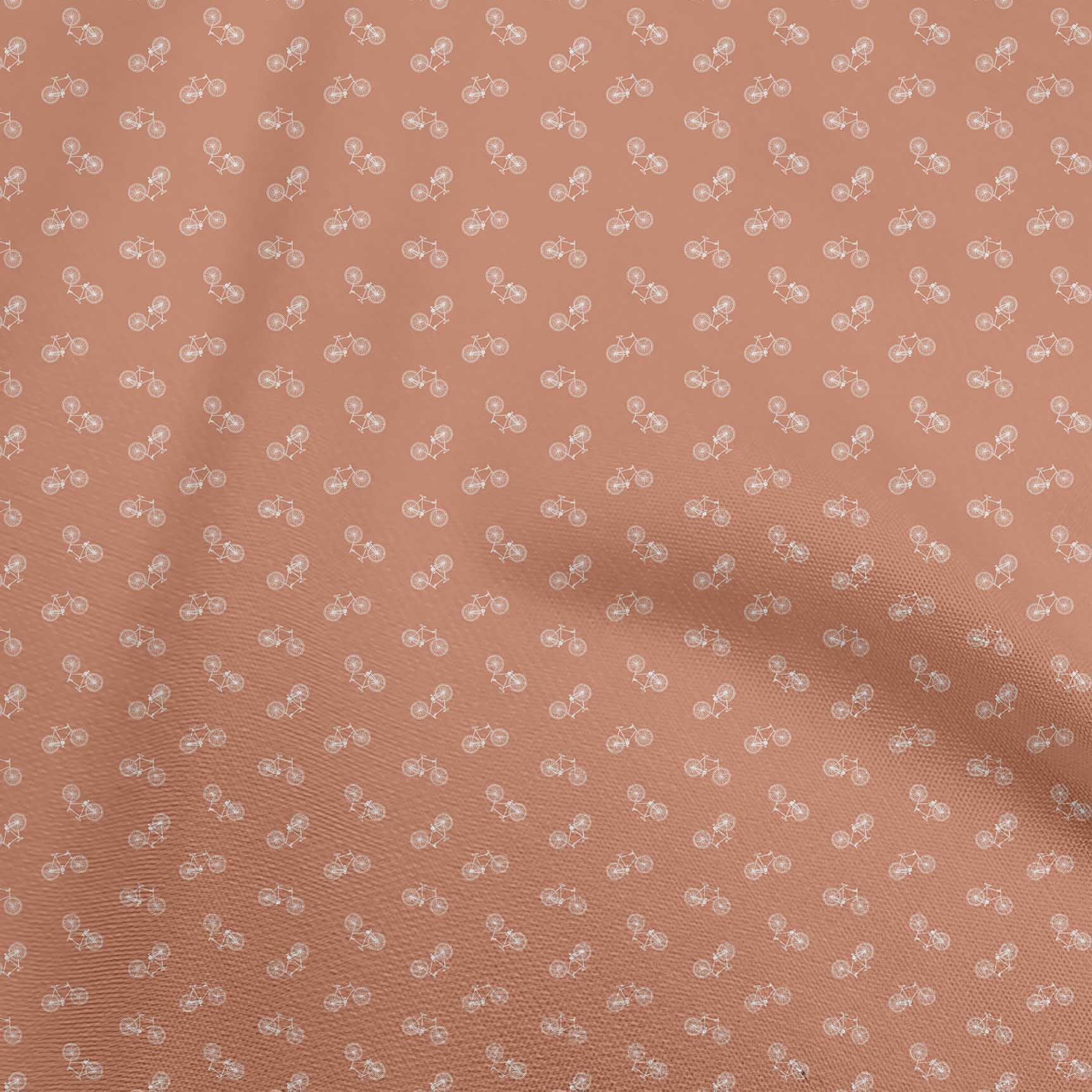 oneOone Silk Tabby Rust Brown Fabric Bicycle Diy Clothing Quilting ...