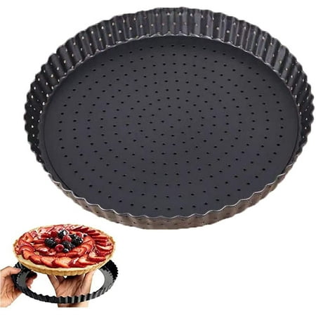 Pie Mold, Quiche Pie Pan, Removable Bottom Pie, Non-Stick Quiche ...