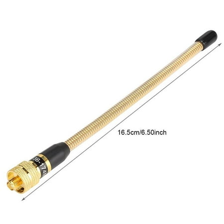 SMA Golden Female Flexible Spring Antenna Spring Antenna VHF Antenna VHF Spring Antenna VHF ...