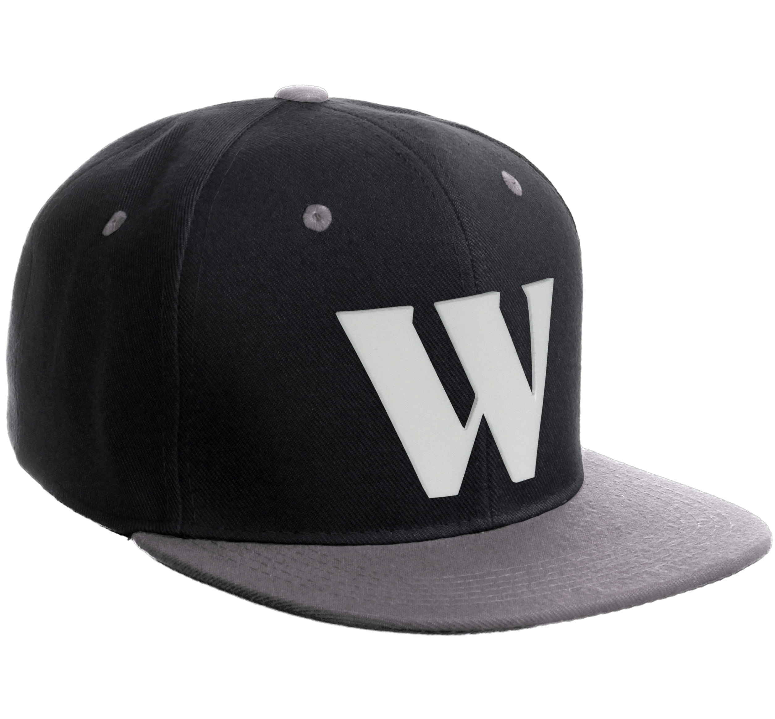 Daxton Classic Snapback Hat 3D Capital Alphabet Letters Flat Bill Visor ...