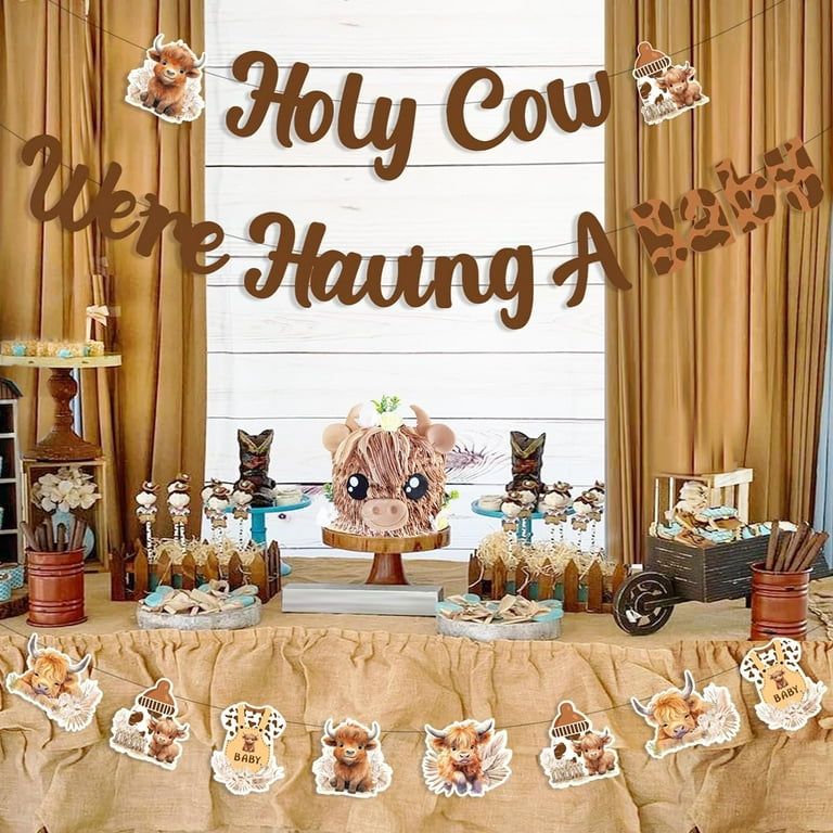 Cow Theme Baby Shower Decorations Farm Party Cow Theme Balloon Arch