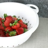 Chef Craft Select Plastic Deep Colander, 11x5 inch 5 quart, White ...