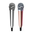 Cheers US 3 5mm Mini Condenser Microphone Phone Karaoke Mic with Stand ...
