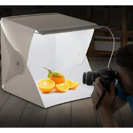 densenon Folding Lighting Softbox, Mini LED Photo Studio Light Box ...