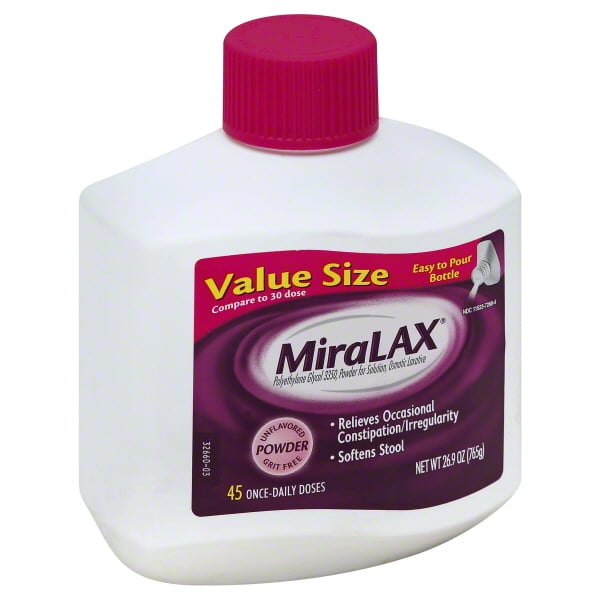 MiraLAX Laxative Powder 26.90 oz - Walmart.com