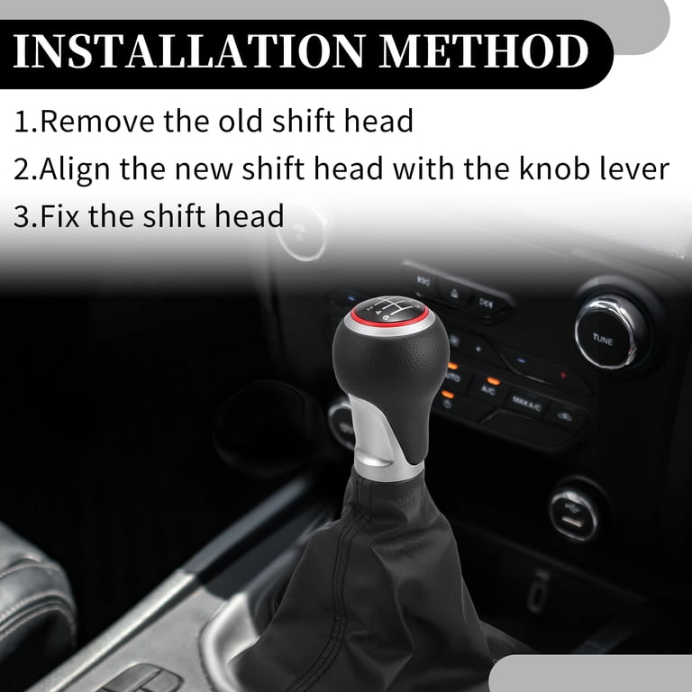 Gear Shift Knob Car Shift Knob Cover | Silicone | 6 Speed | Elastic ...