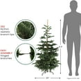 4.5' Noble Fir Layered Artificial Christmas Tree - Unlit - Walmart.com
