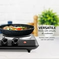 OVENTE Electric Dual Portable Countertop Cooking Stove, 1700W Tabletop ...