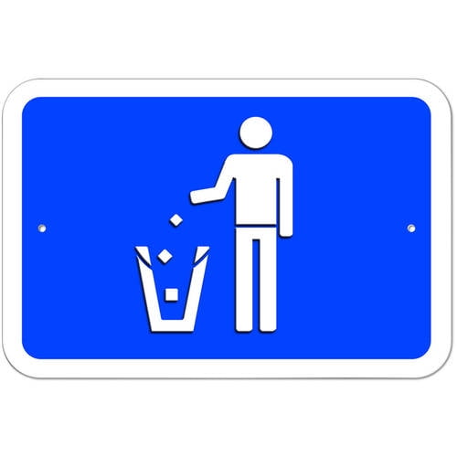Funny Trash Can Signs