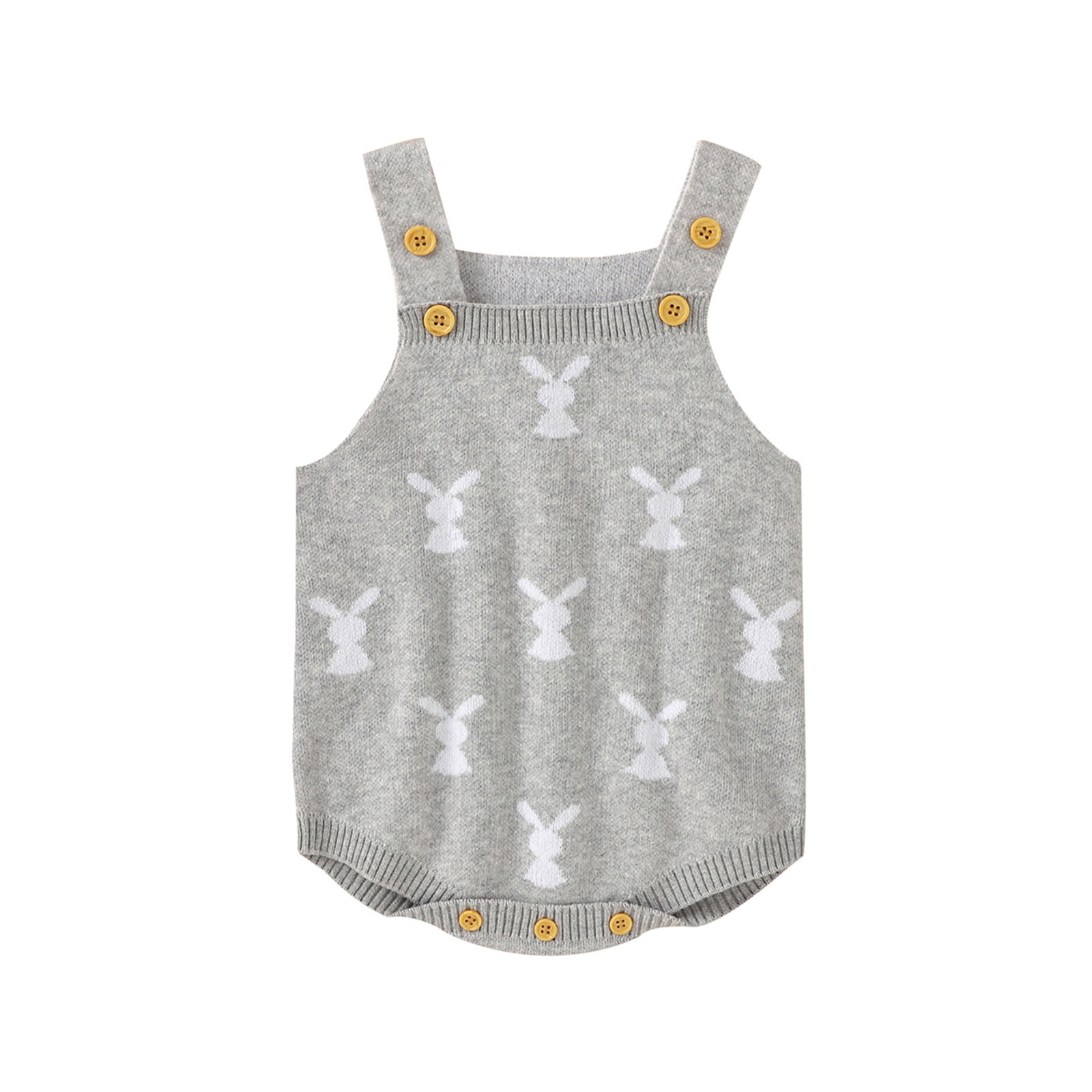 Binpure Newborn Baby Cute Rabbit Pattern Romper Fashion Sleeveless ...