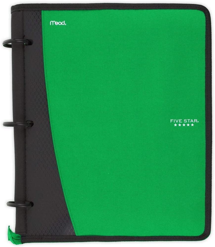 Five Star Flex Hybrid NoteBinder, 1 Inch Binder, Green (73416 ...